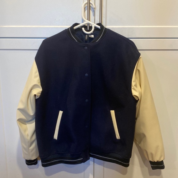 H&M | Jackets & Coats | Hm Varsity Jacket | Poshmark
